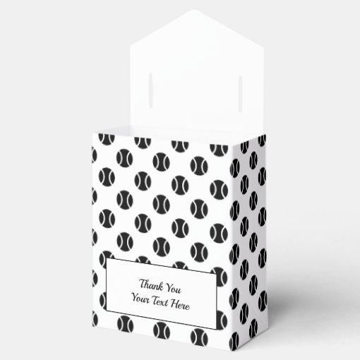 Tennis theme Birthday party favor boxes | Zazzle