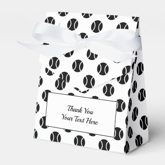 Tennis theme Birthday party favor boxes | Zazzle.com