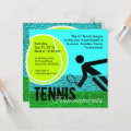 Tennis Tournaments Invitation 1 | Zazzle