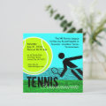 Tennis Tournaments Invitation 1 | Zazzle