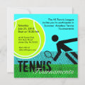 Tennis Tournaments Invitation 1 | Zazzle