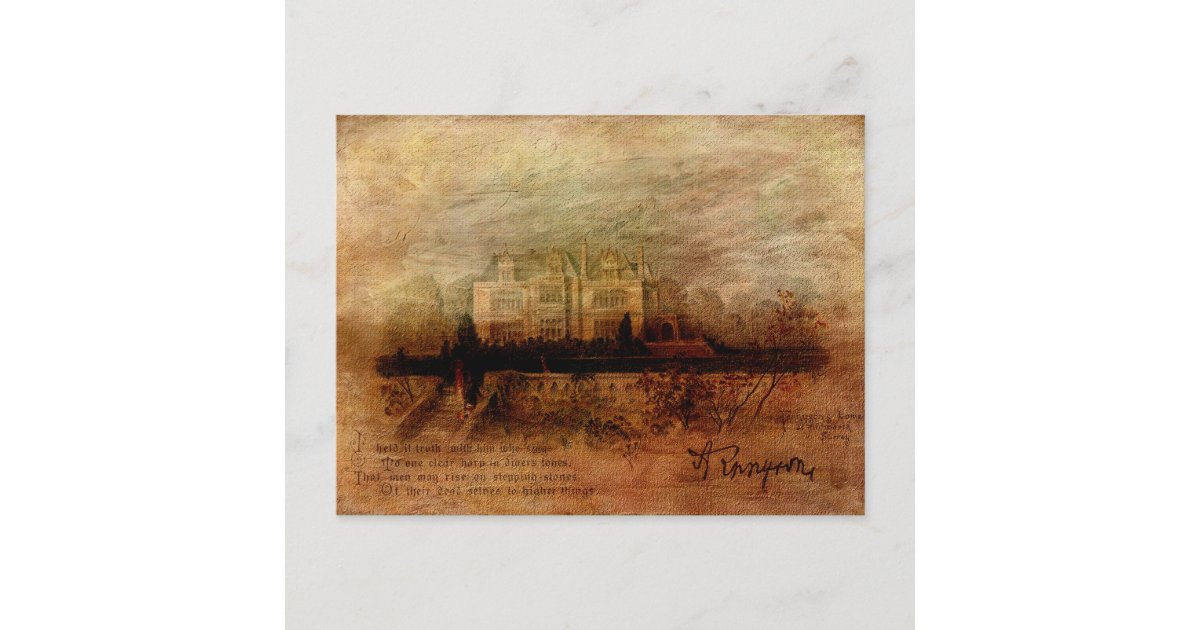 Tennyson's Manor Postcard | Zazzle