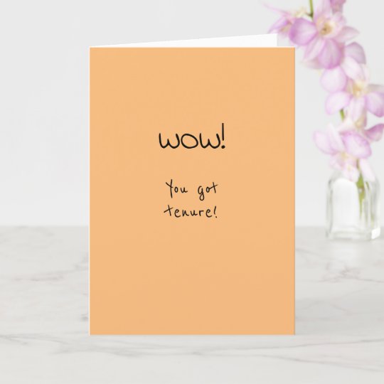 Tenure Congratulations Fun Card | Zazzle.com