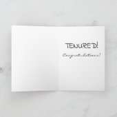 Tenure Congratulations (I Think Therefore I Am) Card | Zazzle