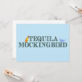 Tequila Mockingbird Funny Book Pun Birthday Card | Zazzle