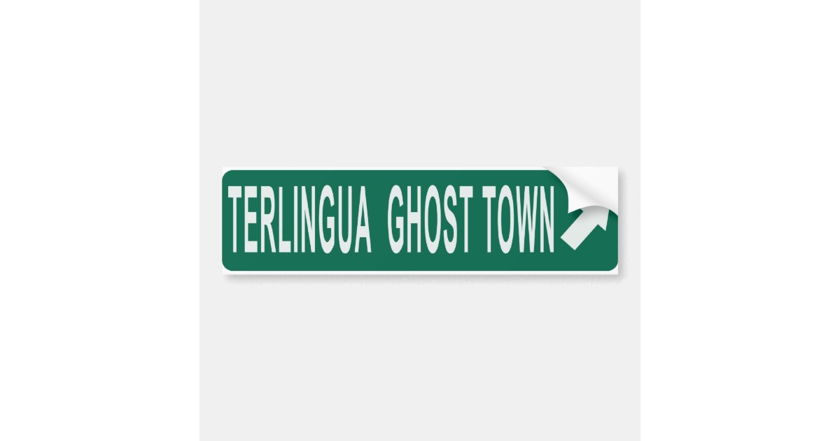 Terlingua Bumper Sticker | Zazzle