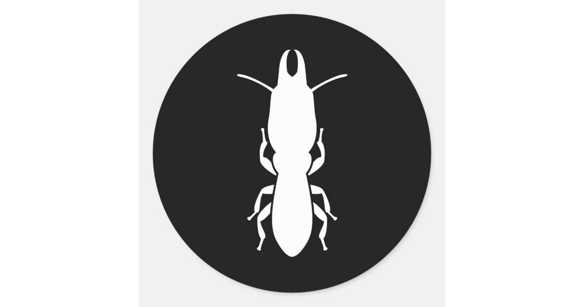 Termite Classic Round Sticker | Zazzle