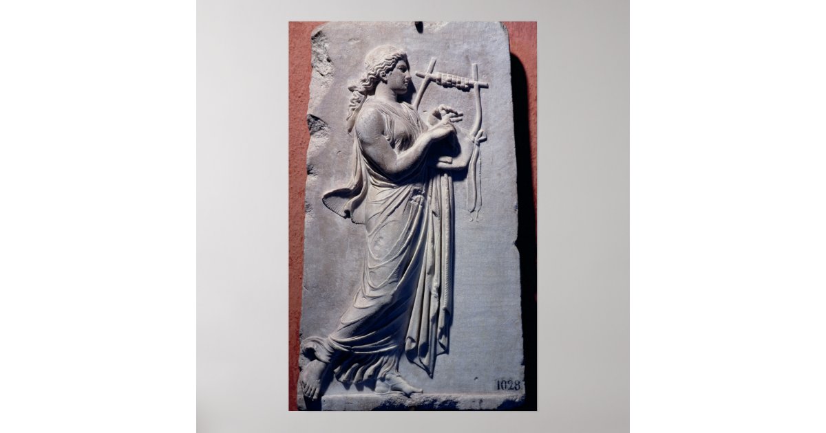 Terpsichore, the muse of dancing and song poster | Zazzle