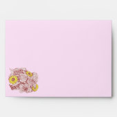 Terra Cotta Edged Bouquet Envelope | Zazzle
