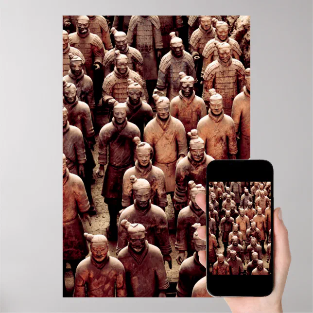 Terracotta army warriors - China - Qin dynasty Poster | Zazzle
