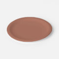 Terracotta Template Paper Plates | Zazzle