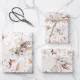 Terracotta White Flowers Botanical Boho Elegant Wrapping Paper Sheets ...
