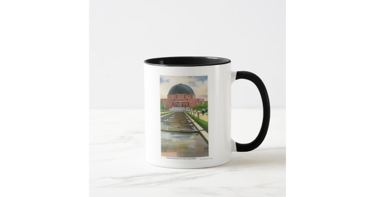 Terrazo Promenade View of Adler Planetarium Mug | Zazzle