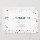 Terrazzo Generic Celebration Party Invitation | Zazzle