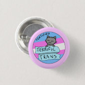 Terrific Trans Button | Zazzle