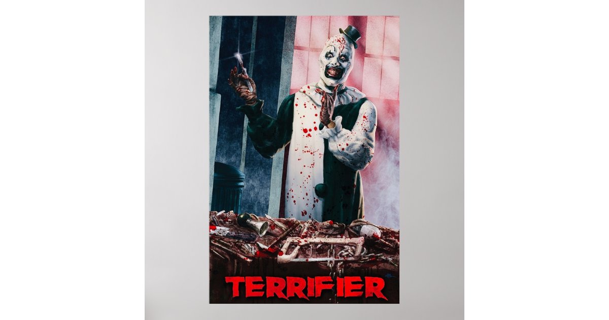 Terrifier Horror Movie Art Poster | Zazzle