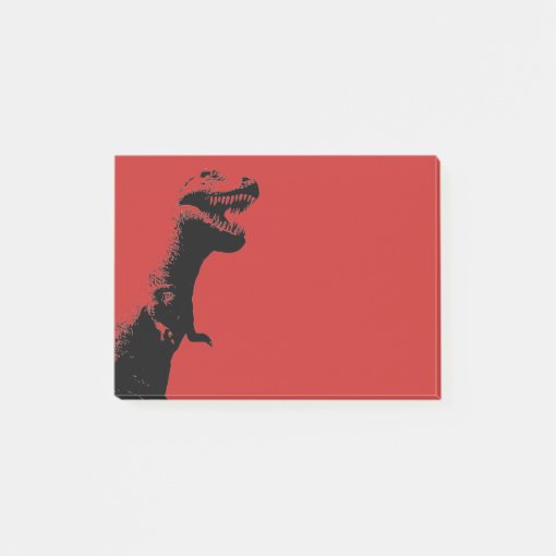 Terrifying T-Rex Graphic Illustration Post-it Notes | Zazzle