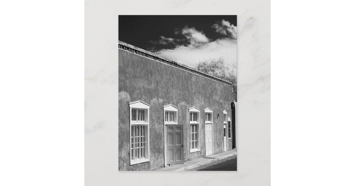 Territorial style architecture, Santa Fe, New Postcard | Zazzle