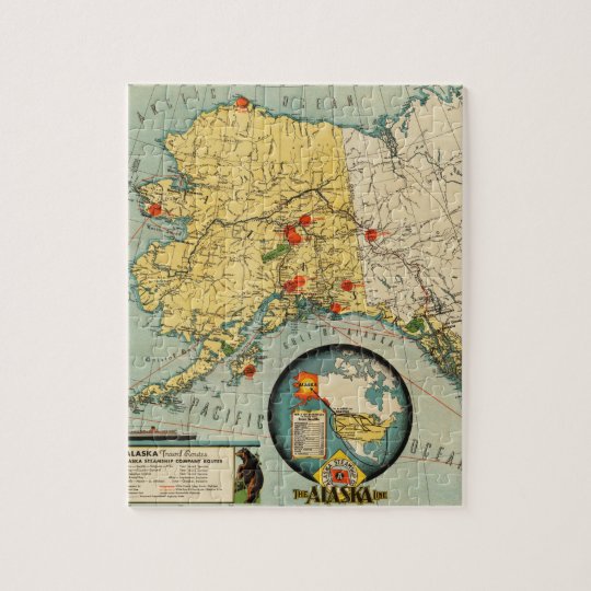 Territory of Alaska Jigsaw Puzzle | Zazzle.com