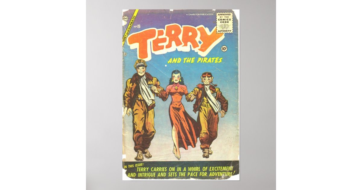 Terry And The Pirates 026 c2c Poster | Zazzle