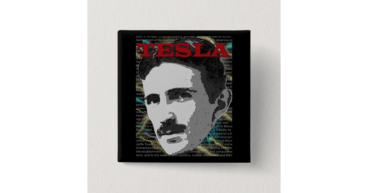 Tesla button | Zazzle