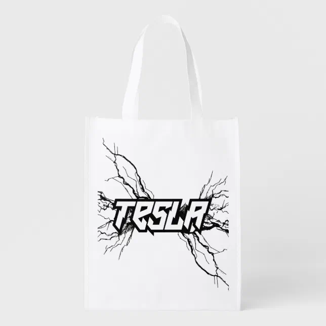 Tesla Grocery Bag | Zazzle