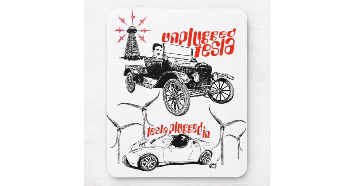 Tesla Mouse Pad | Zazzle