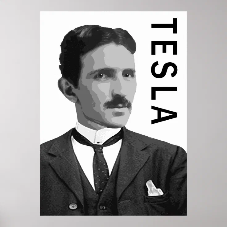 TESLA POSTER | Zazzle
