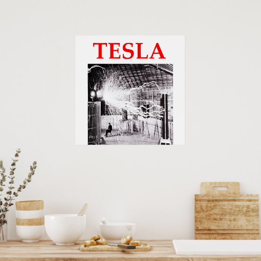 tesla poster | Zazzle
