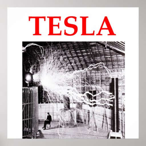 tesla poster | Zazzle