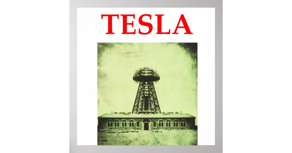 tesla poster | Zazzle