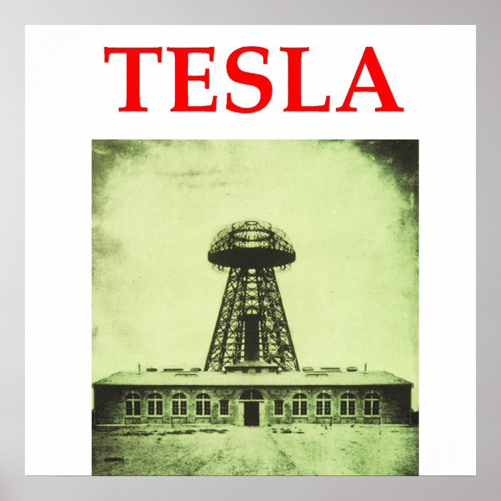 tesla poster | Zazzle.com