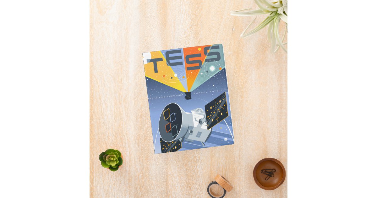 Tess Space Telescope Poster. Mini Binder | Zazzle