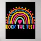 Test Day Rock The Test Teacher Testing Day Poster | Zazzle