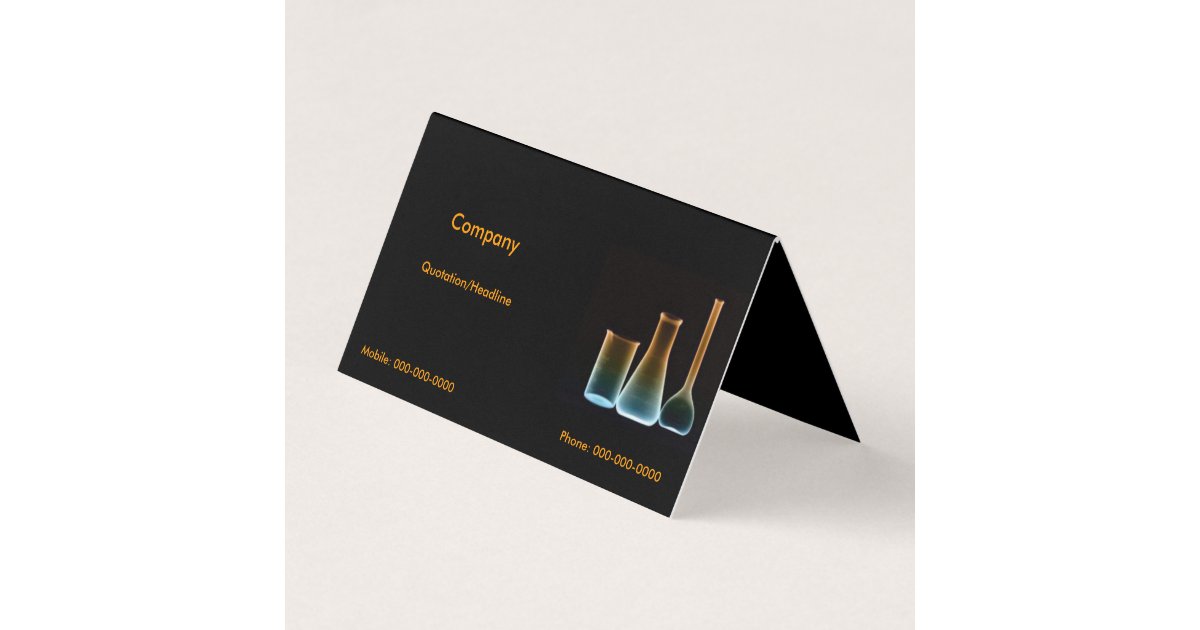 Test Tubes Business Card | Zazzle