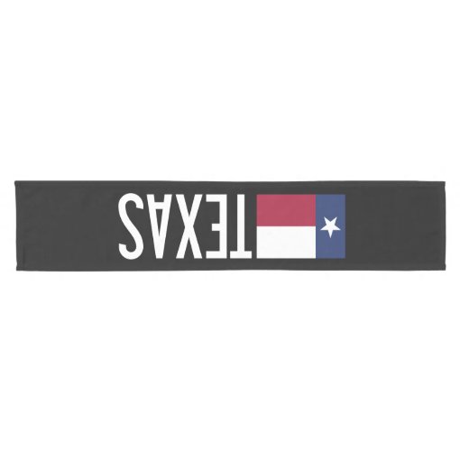 Texan Flag & Texas Short Table Runner | Zazzle