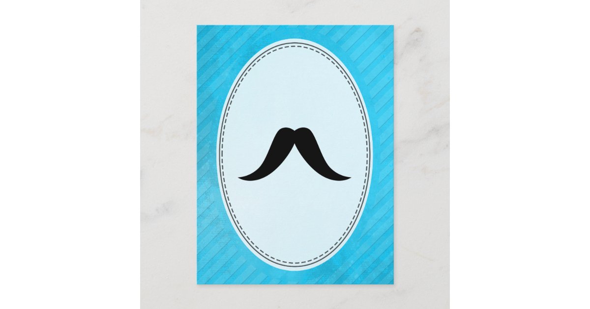 Texan Mustache Postcard | Zazzle
