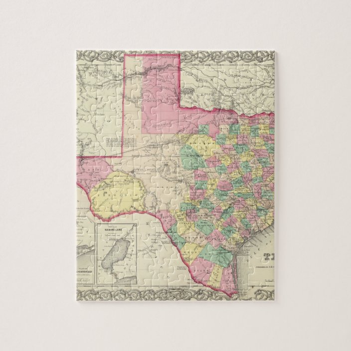 Texas 2 jigsaw puzzle | Zazzle.com