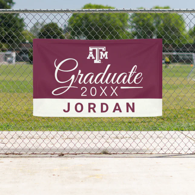 Texas A&M University Graduate Banner | Zazzle