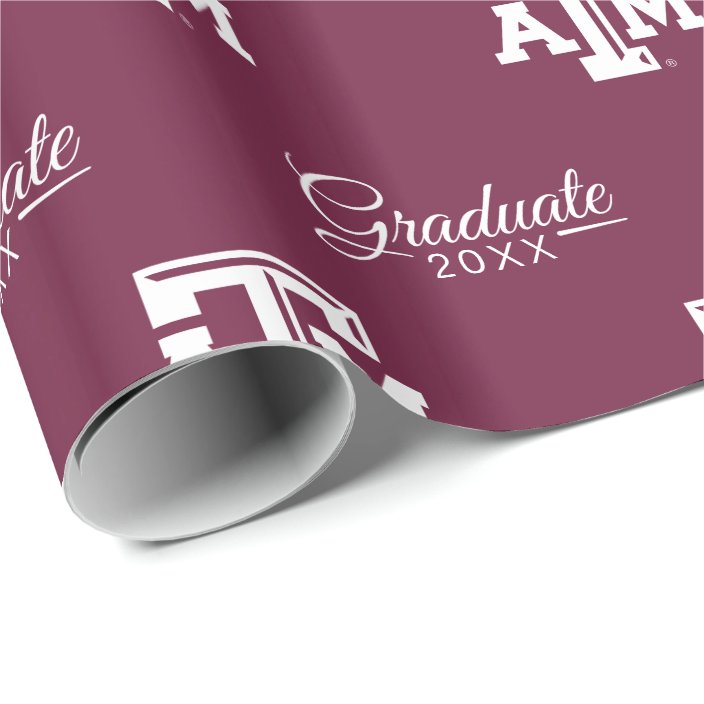 Texas A&M University Graduate Wrapping Paper | Zazzle.com