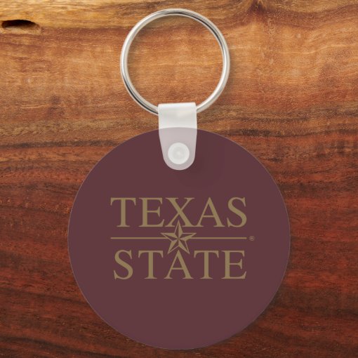 Texas Academic Mark Keychain | Zazzle
