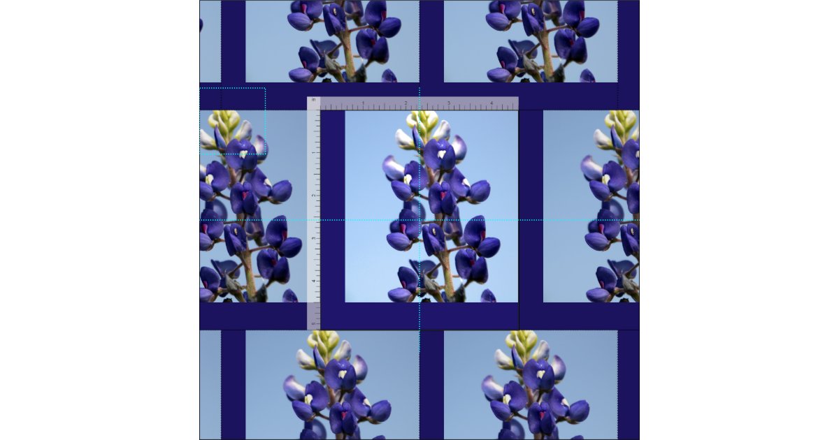 Texas Bluebonnet Fabric | Zazzle