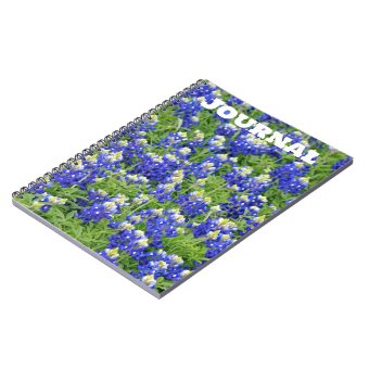 Texas Bluebonnets Flower Journal | Zazzle