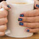 Texas Bluebonnets Texan State Flower Bluebonnet Minx Nail Art | Zazzle