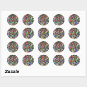 Texas Bottle Tree Classic Round Sticker | Zazzle