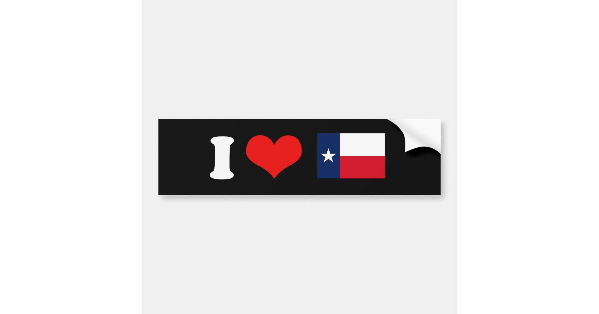 TEXAS BUMPER STICKER | Zazzle