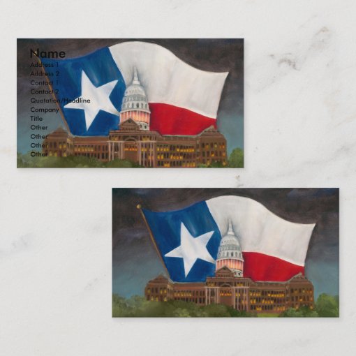 TEXAS Business Cards | Zazzle