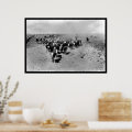 Texas Cattle Drive Poster | Zazzle