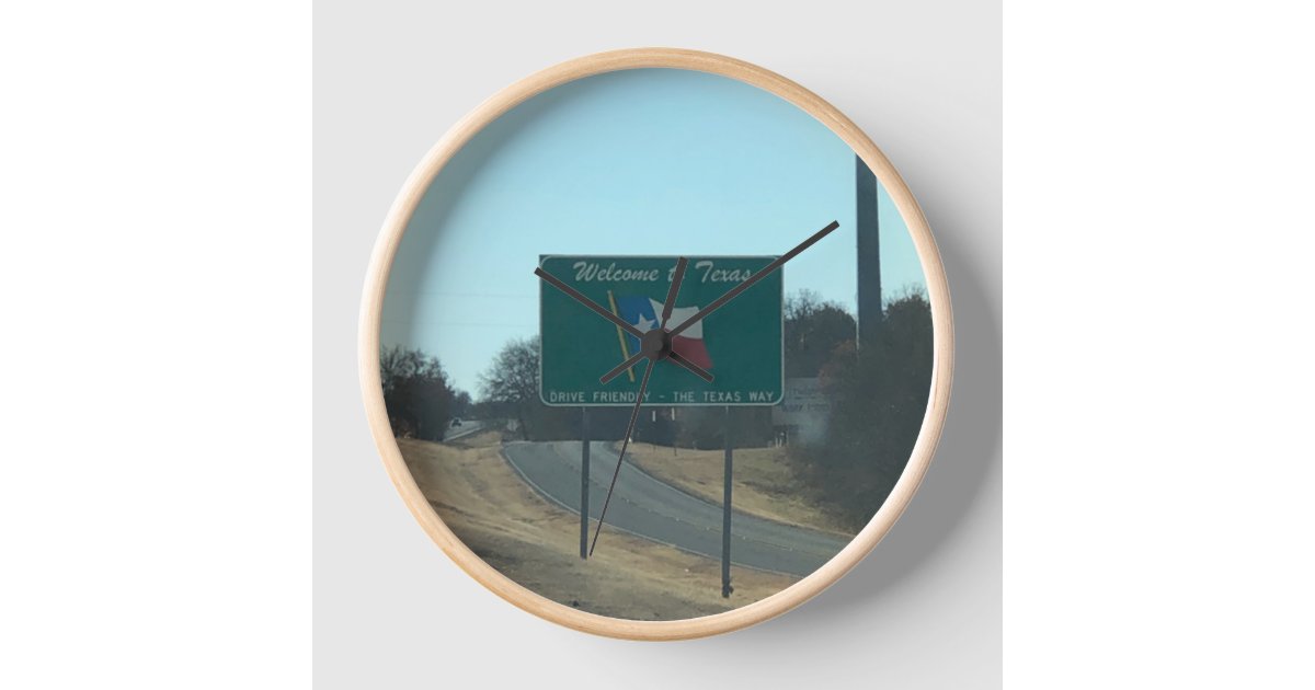 Texas clock | Zazzle
