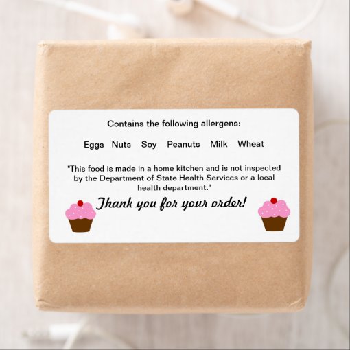 Texas Cottage Food Law Label | Zazzle